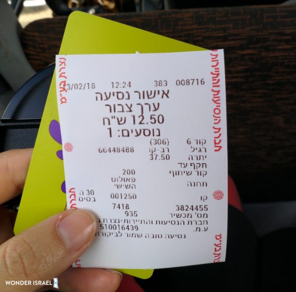 Rav-Kav Card: Israel’s Oyster Card – Wonder Israel